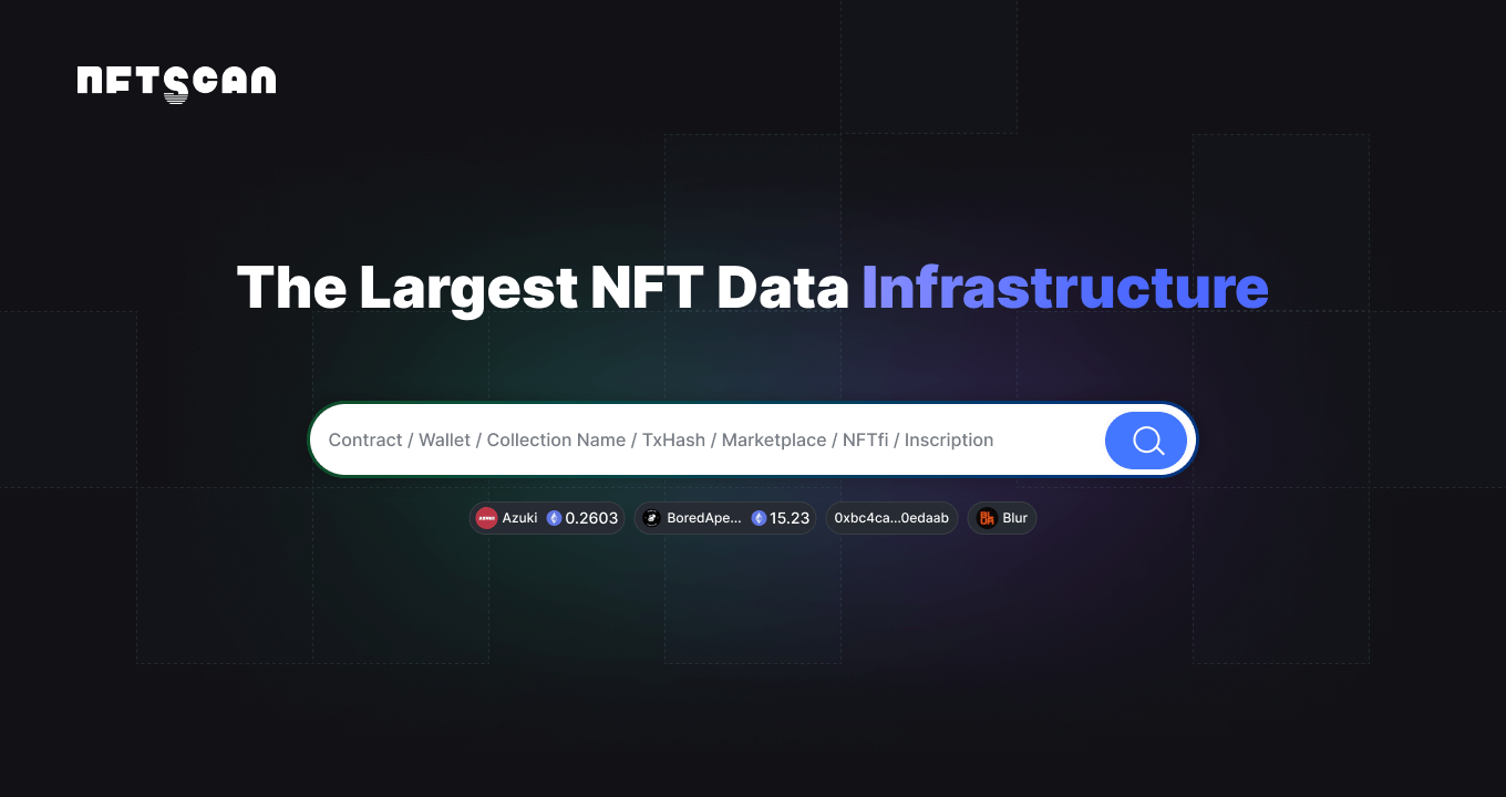 NFTScan | The largest NFT data infrastructure